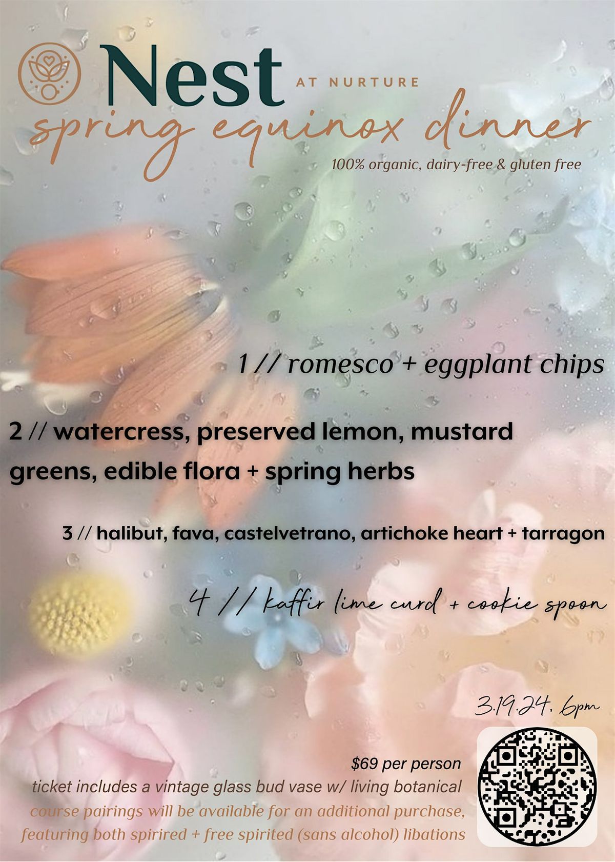 Nest at Nurture // Spring Equinox Dinner, Nurture • A Wellcare ...