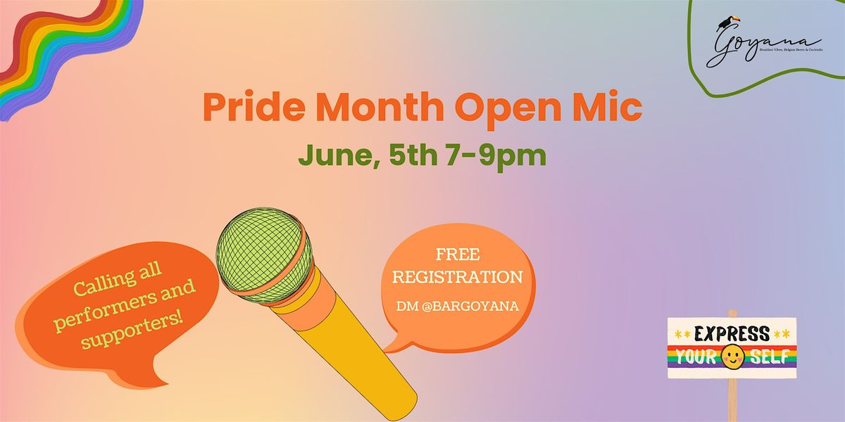 Pride Month Open Mic, Bar Goyana, New York, 28 June 2024 | AllEvents.in
