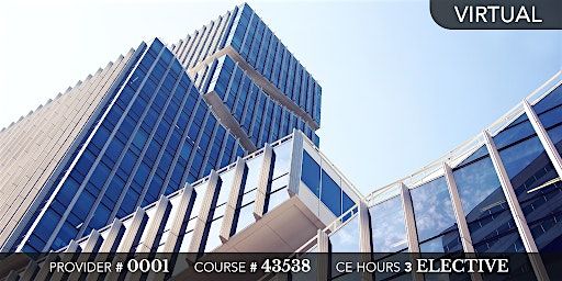 Commercial Real Estate – Apprentice Level Training 1, August 19 2024 ...