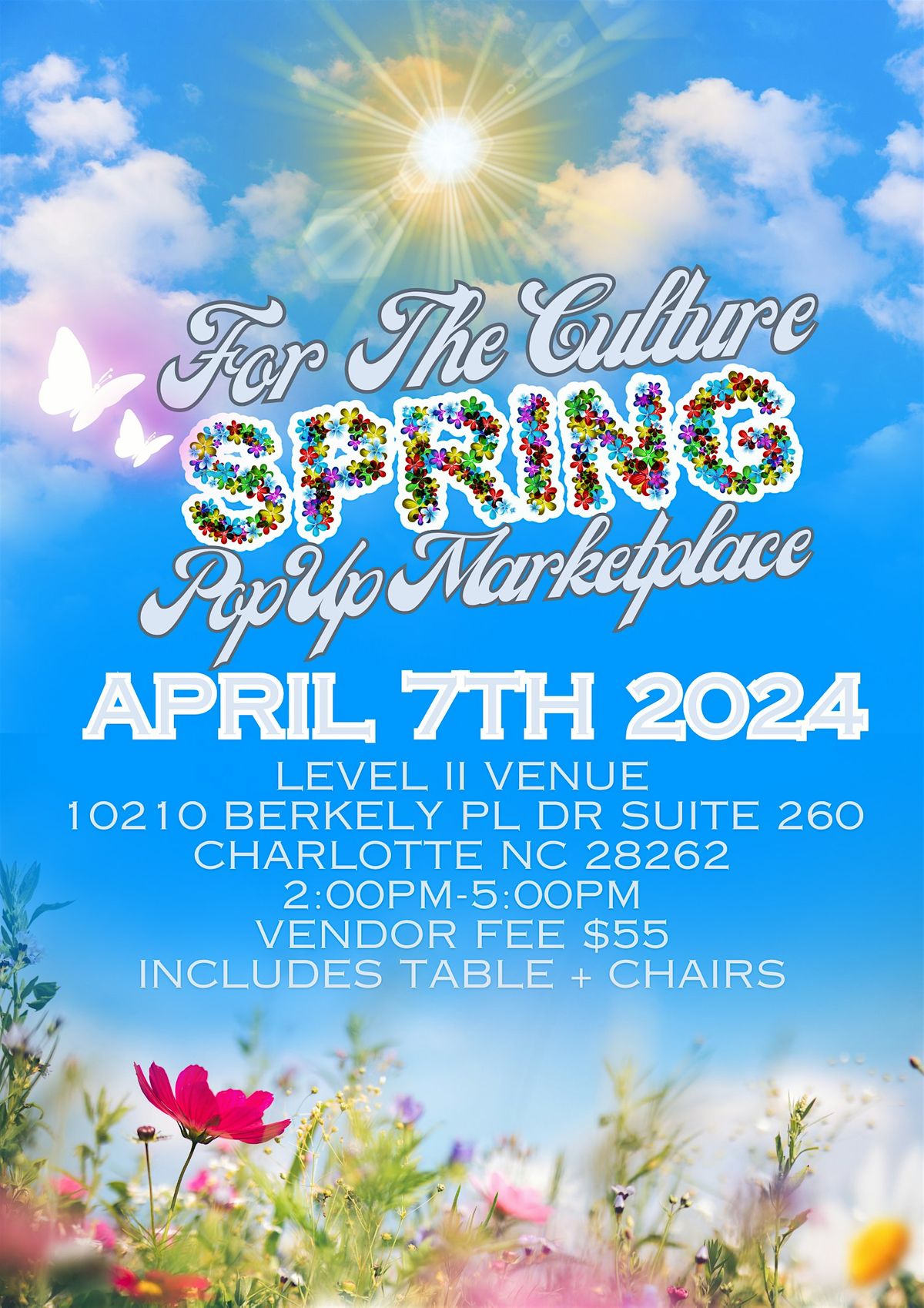 Spring Pop Up Shop Marketplace, 10210 Berkeley Pl Dr suite 260 ...