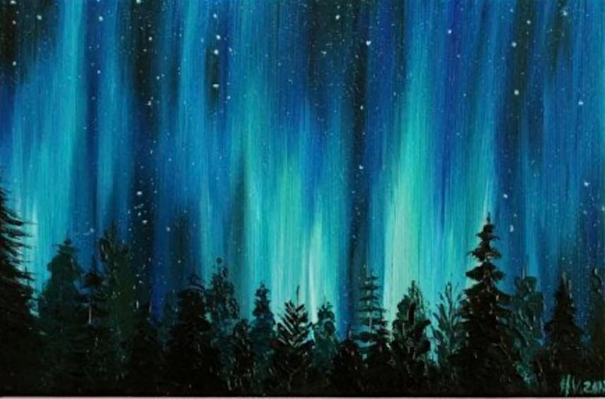 Sip and Paint Northern Lights with Bobby Blvd!, Santa Fe Restaurant ...