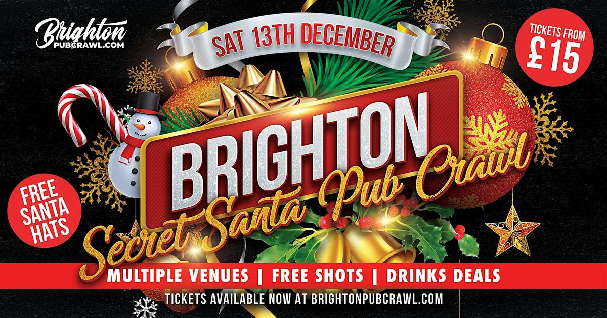 THE BRIGHTON SECRET SANTA CHRISTMAS PUB CRAWL, Fitz Regent, Brighton ...