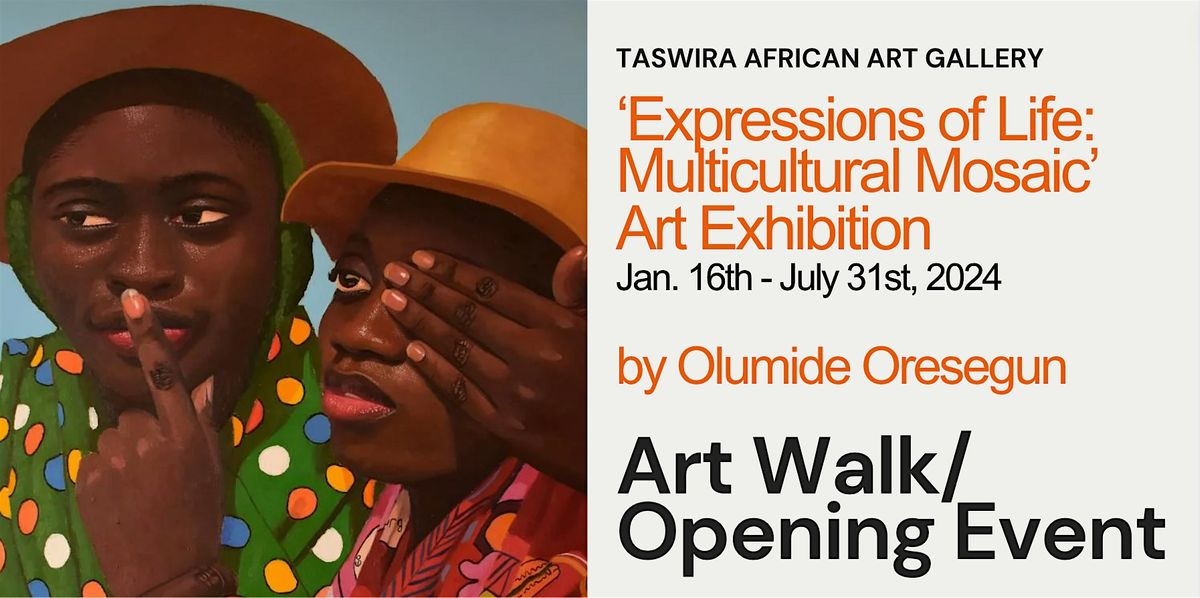 From LAGOS to SEATTLE - Art Walk Opening at TASWIRA feat. Olumide ...
