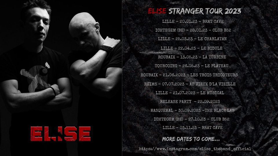 ELISE - Release Party pour la sortie de lalbum "Stranger", Le 133, Lille, 22 September 2023 ...