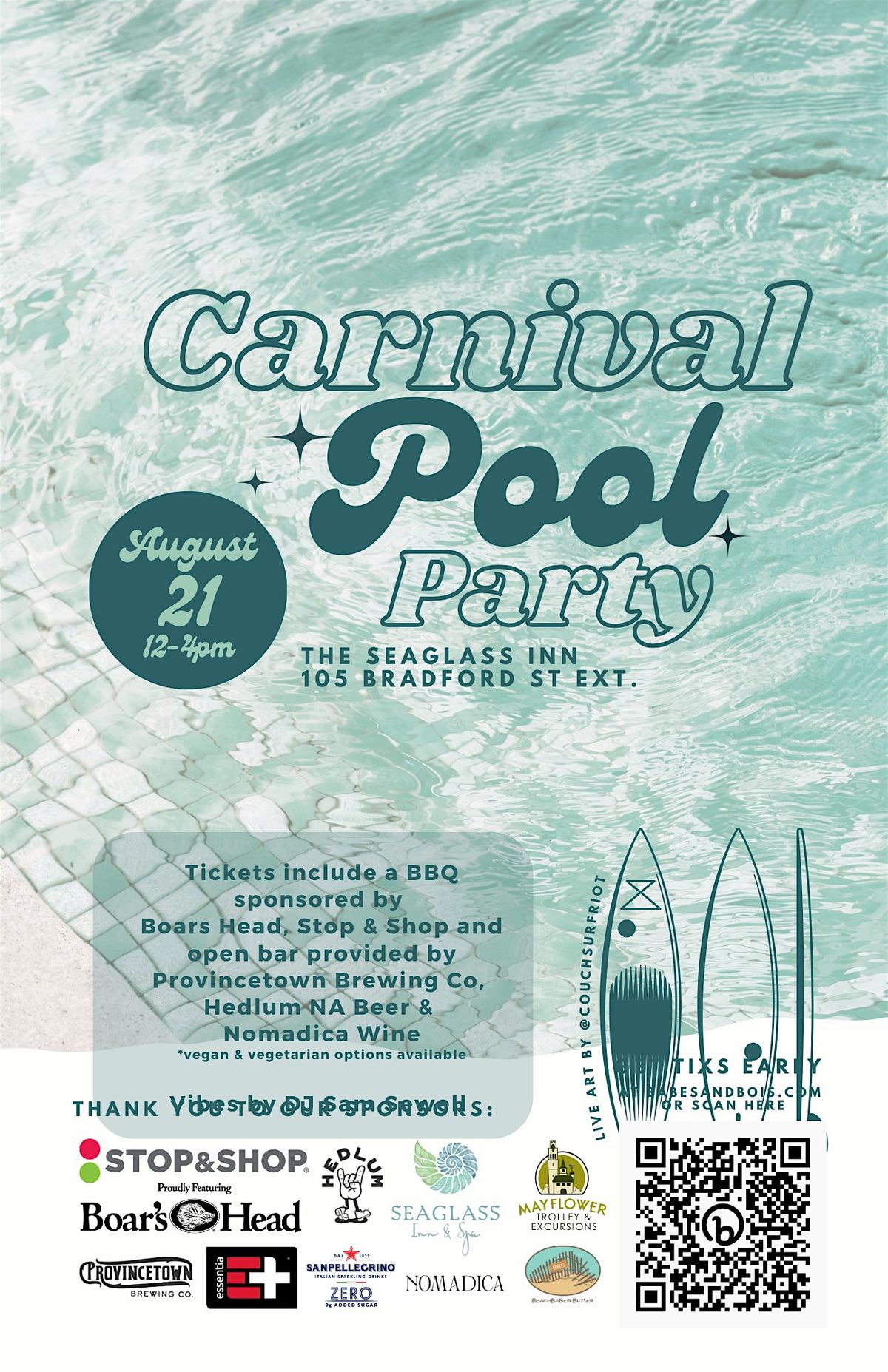 Babes & Bois: 2nd Annual Carnival Pool Party, Seaglass Inn & Spa ...