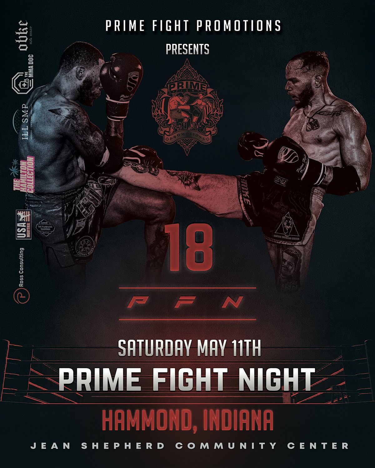 Prime Fight Night, Jean Shepherd Community Center, Hammond, 11 May 2024 ...