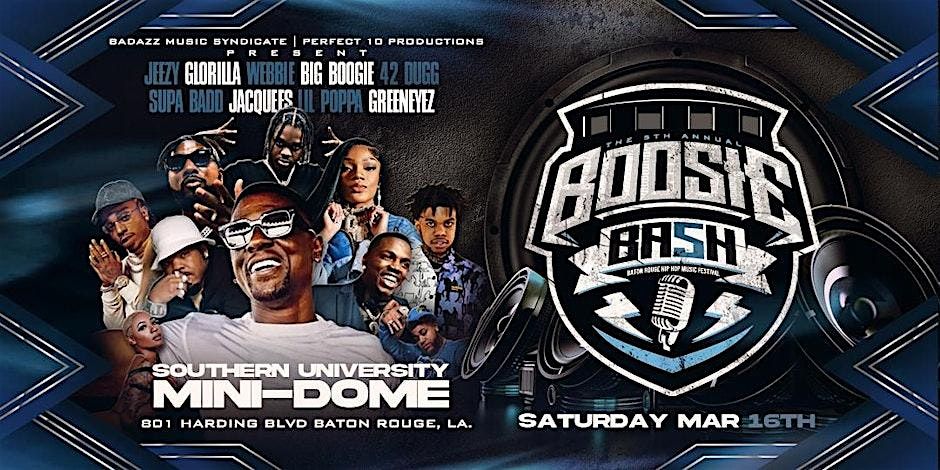 Boosie Bash 2024 Saturday BOOSIE BASH 5!!!, 801 Harding Blvd, Baton ...
