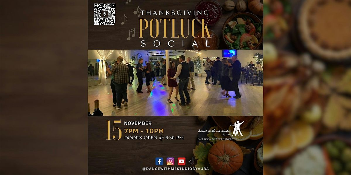 Thanksgiving Potluck Social, Dance With Me Studio by Aura, Rogers, 15 ...