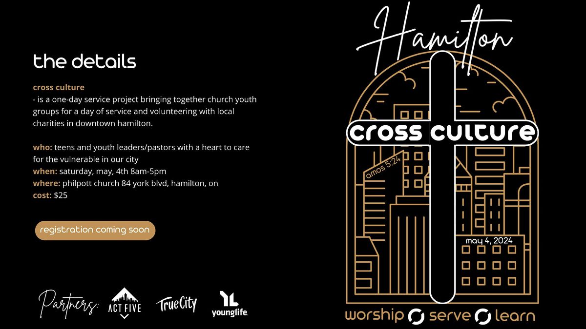 hamilton cross culture, Philpott Memorial Church, Hamilton, 4 May 2024 ...