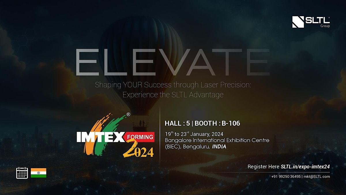 IMTEX 2024, Bengaluru International Exhibition Centre, 19 January to 23 ...