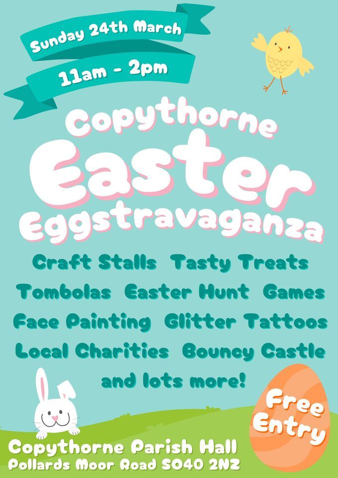 Easter Eggstravaganza, Copythorne Parish Hall, Bartley, 24 March 2024 ...