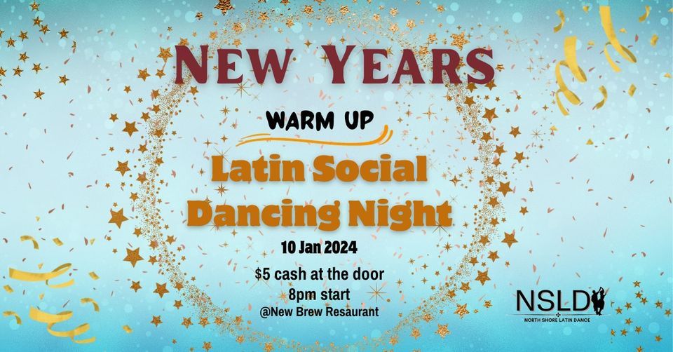 New Years warm up Latin Social Dancing Night, New Brew Bar & Restaurant ...