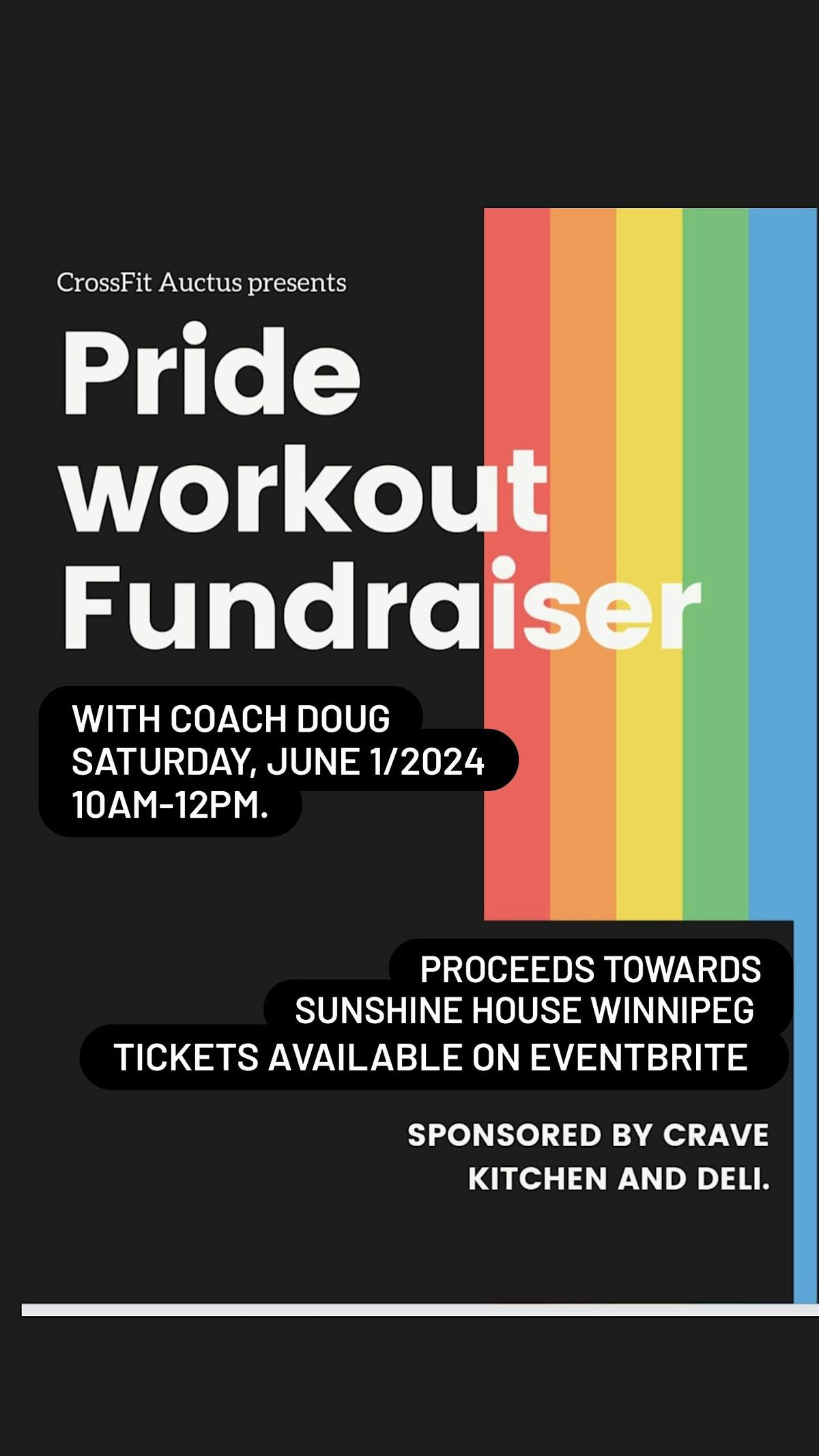 Pride workout fundraiser, CrossFit auctus, Winnipeg, 1 June 2024 ...