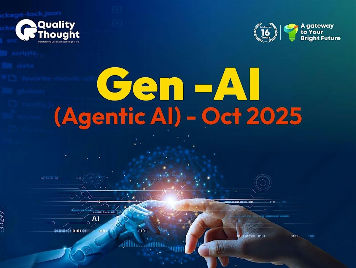 Generative AI Training Free DEMO Course, Quality Thought, Hyderabad, 19 ...
