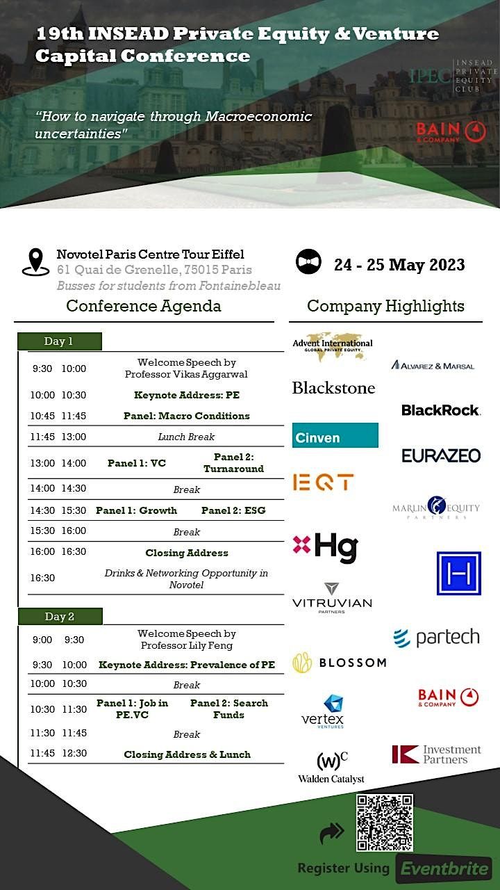 19th Annual INSEAD Private Equity & Venture Capital Conference, Novotel ...