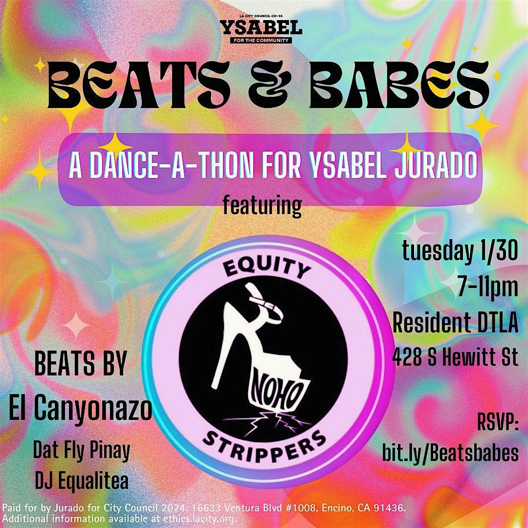 Beats & Babes: A Dance-a-thon for Ysabel Jurado, Resident DTLA, Los ...