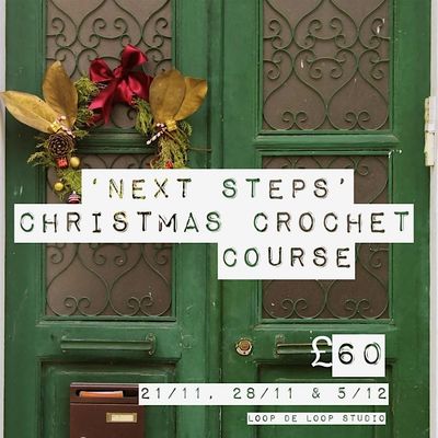 ‘Next Steps’ Christmas Crochet Fairy Light Garland Course!, Yarn Etc ...
