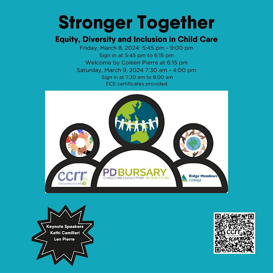 Stronger Together Conference Equity, Diversity and Inclusion In Child ...