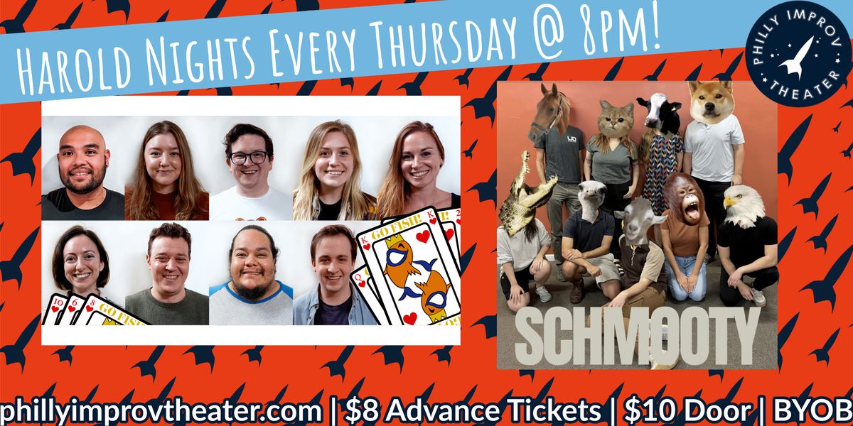 Harold Night: Schmooty + GO FISH!, Philly Improv Theater, Philadelphia ...
