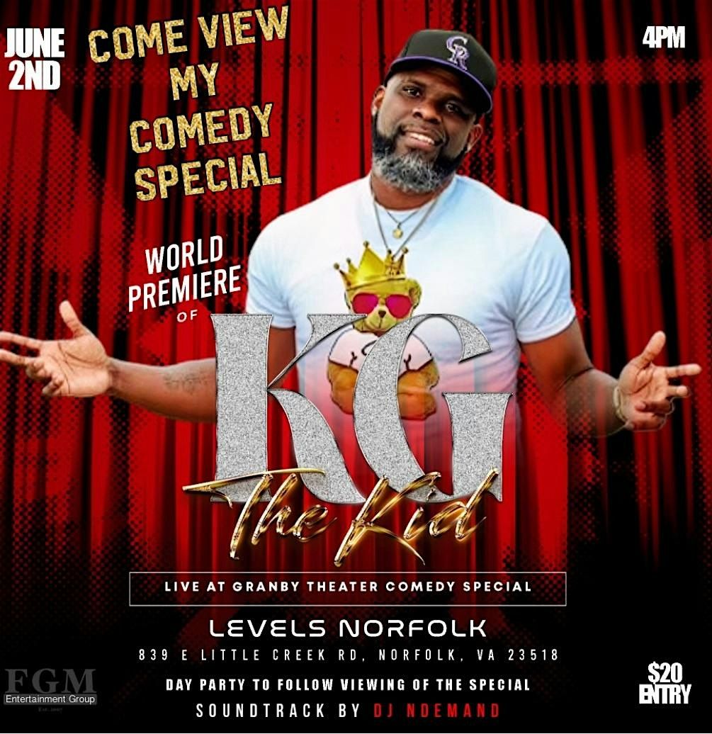 KG "The Kid" ist time Comedy Special Viewing, Levels Norfolk, 2 June ...