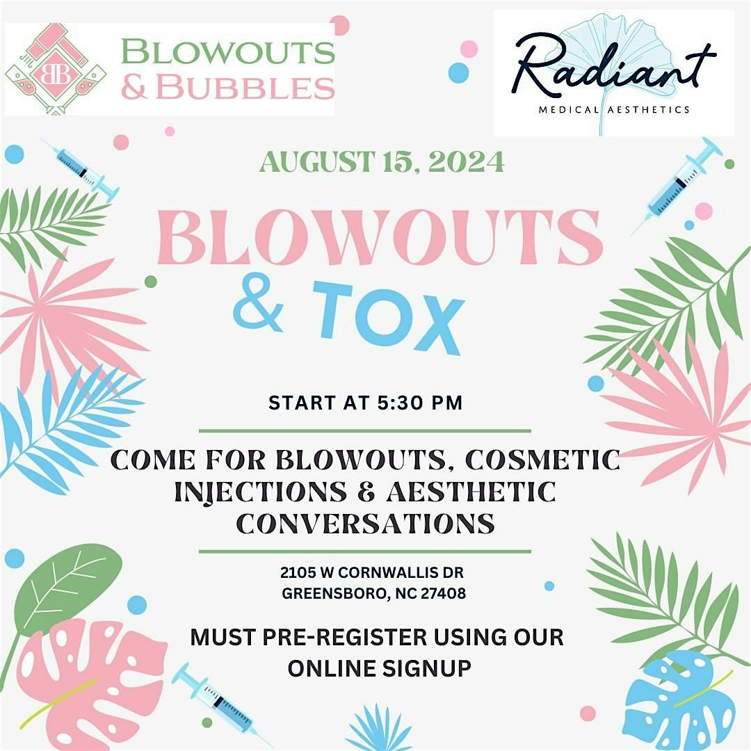 Back to School Blowouts and Tox Party, Blowouts & Bubbles Blow Dry Bar ...