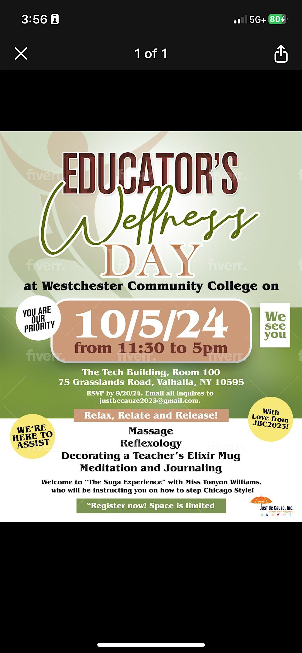 JBC presents Educator’s Wellness Day!, Technology Building, Valhalla, 5 ...