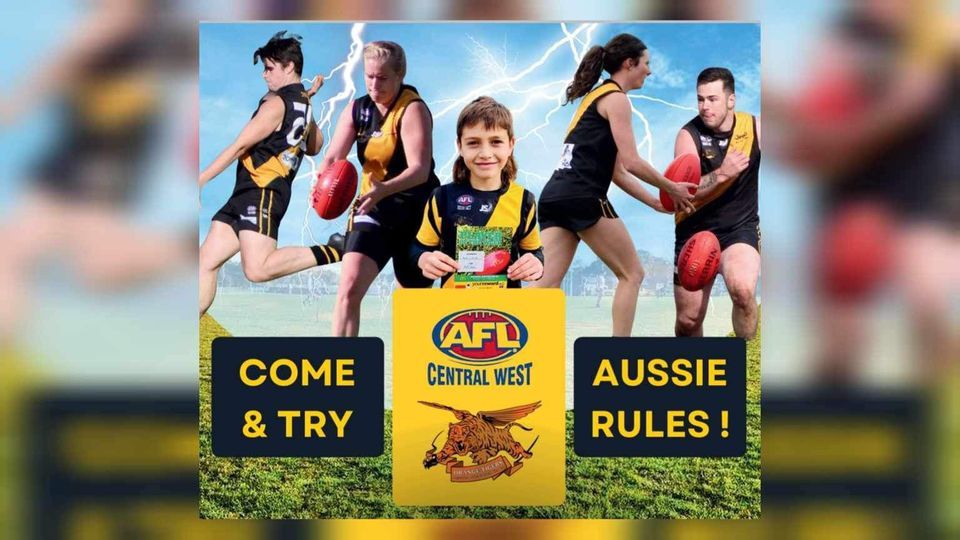 Come & Try AFL - 2024 Pre-Season Launch, Tiger Park, Orange, 17 March ...