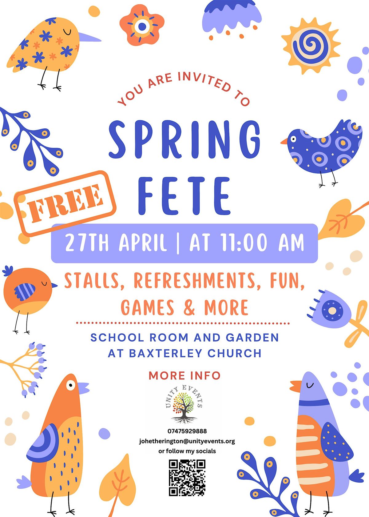 Spring Fete, Baxterley Village Church, 27 April 2024 | AllEvents