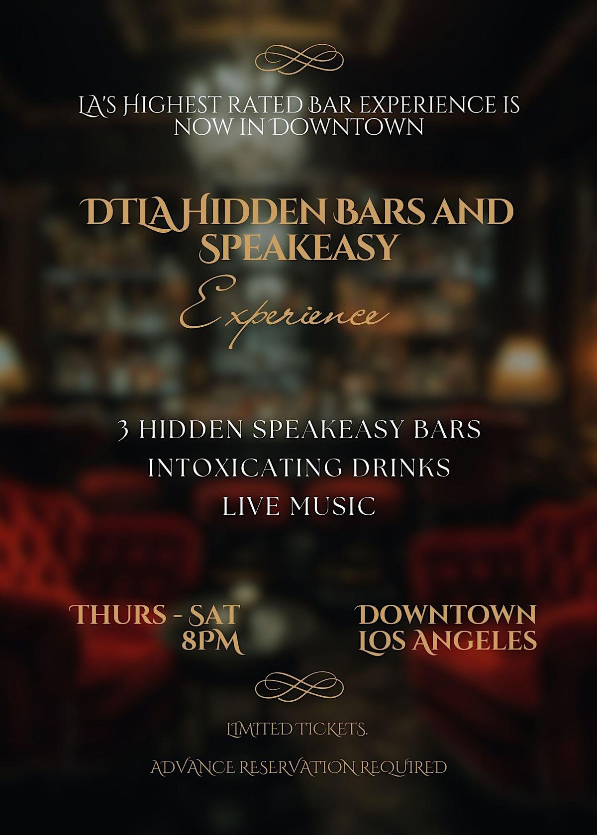 DTLA Hidden Bars and Speakeasy Experience, 206 W 6th St, Los Angeles ...