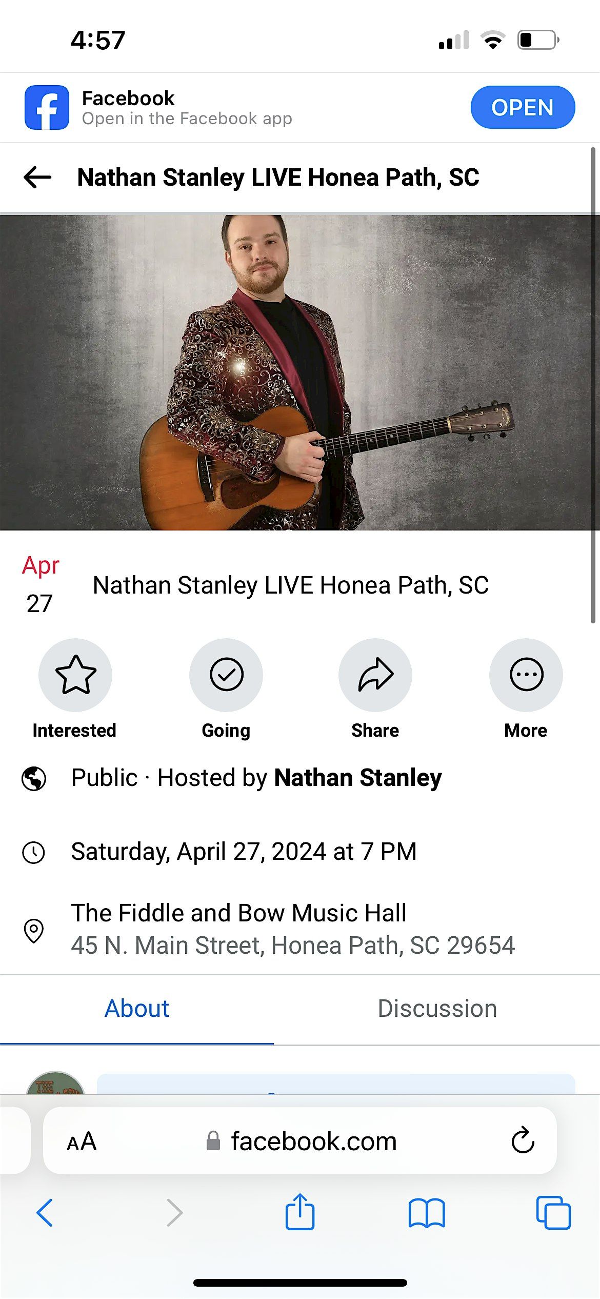 Award Winning Nathan Stanley and His Country Music Band, 45 N Main St ...