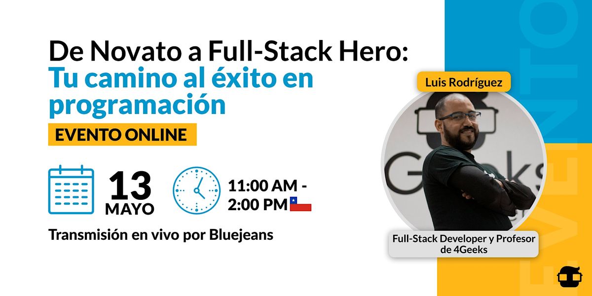 De Novato a Full-Stack Hero: Tu camino al éxito en programación, May 13 ...