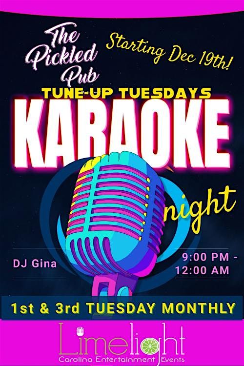 Tune Up Tuesday Karaoke at The Pickled Pub, The Pickled Pub, Raleigh ...