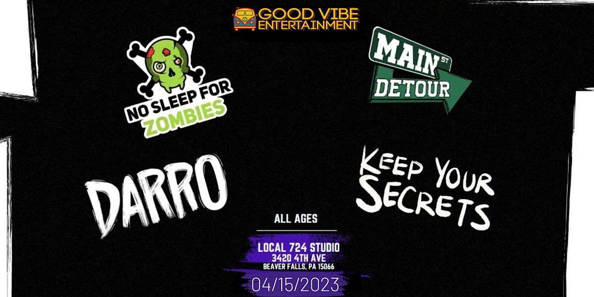 Darro, Main Street Detour & More LIVE, Local 724 Studio, Beaver Falls ...