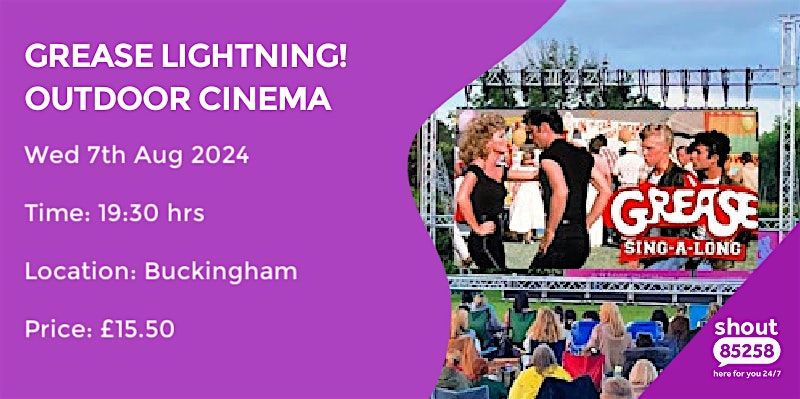 AG SOCIAL - GREASE OUTDOOR CINEMA SING A LONG, Stowe House, Buckingham ...