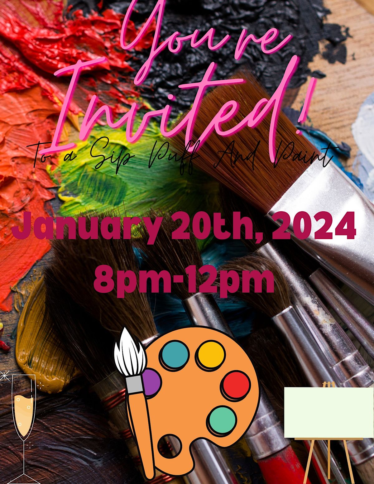 Sip Puff and Paint, 20 January to 21 January | AllEvents.in