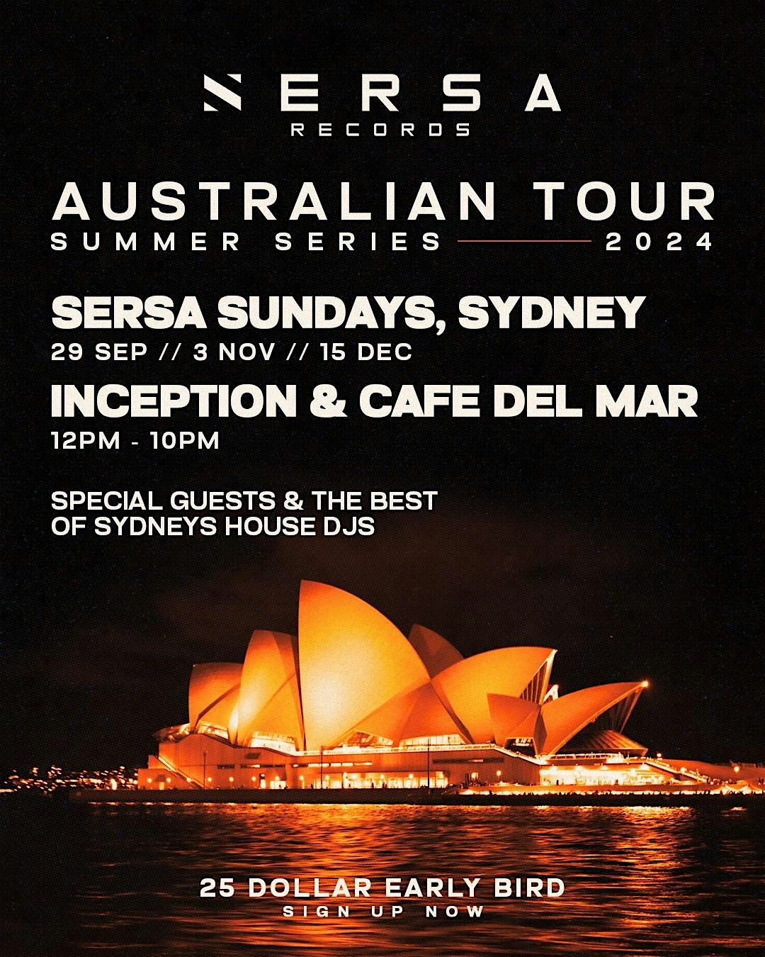 SERSA AUS TOUR: CHRISTMAS PARTY: SPECIAL GUESTS TBA, King Street Wharf ...