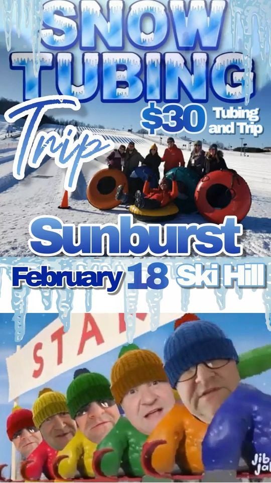 SNOW TUBING ADULT FIELD TRIP TO SUNBURST, Paulie's Pub and Eatery, West ...