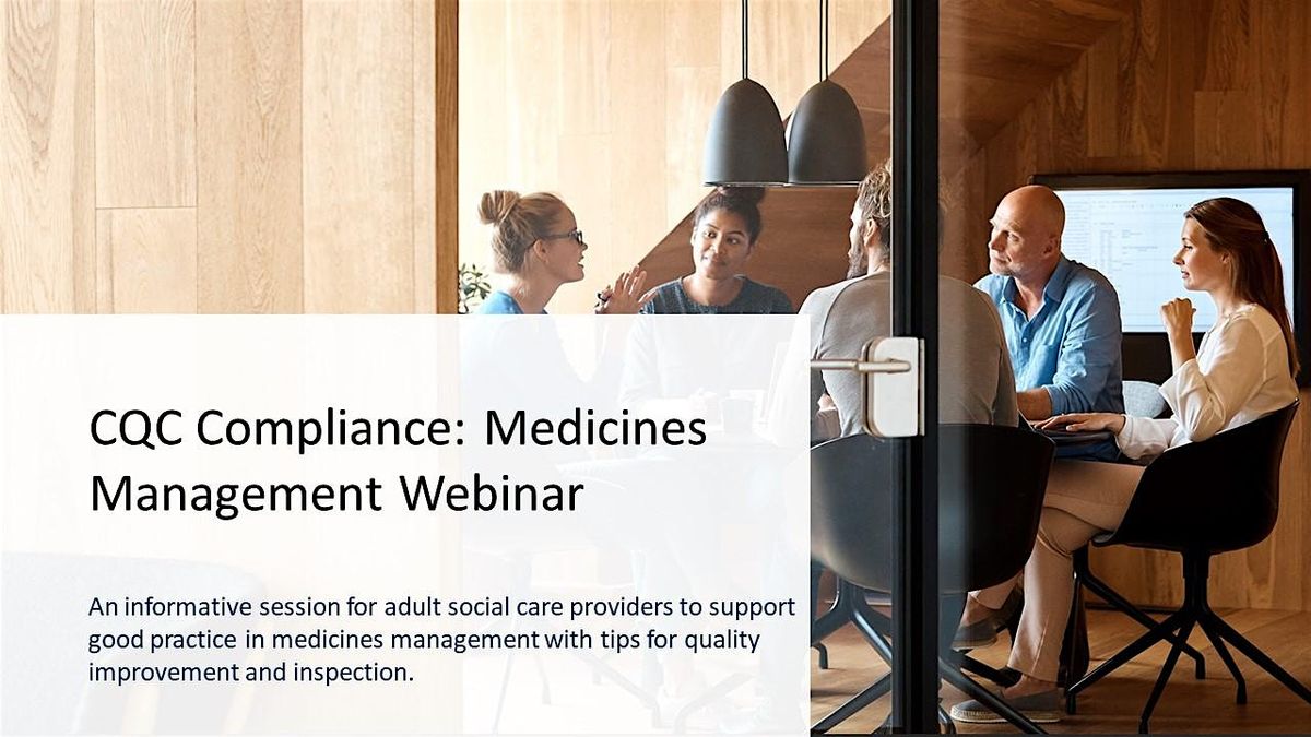 CQC Preparing for inspection: Medicines Management: Inspired For Health ...