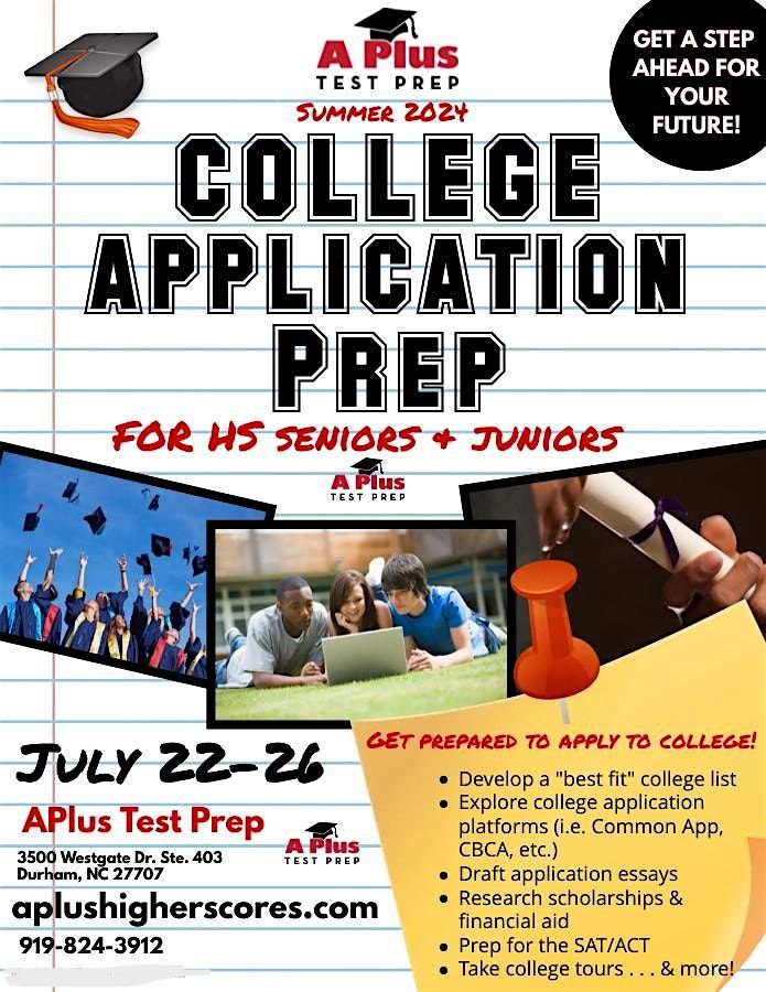 College Admissions Camp 2024--Parent/Student Info Session, June 12 2024 ...