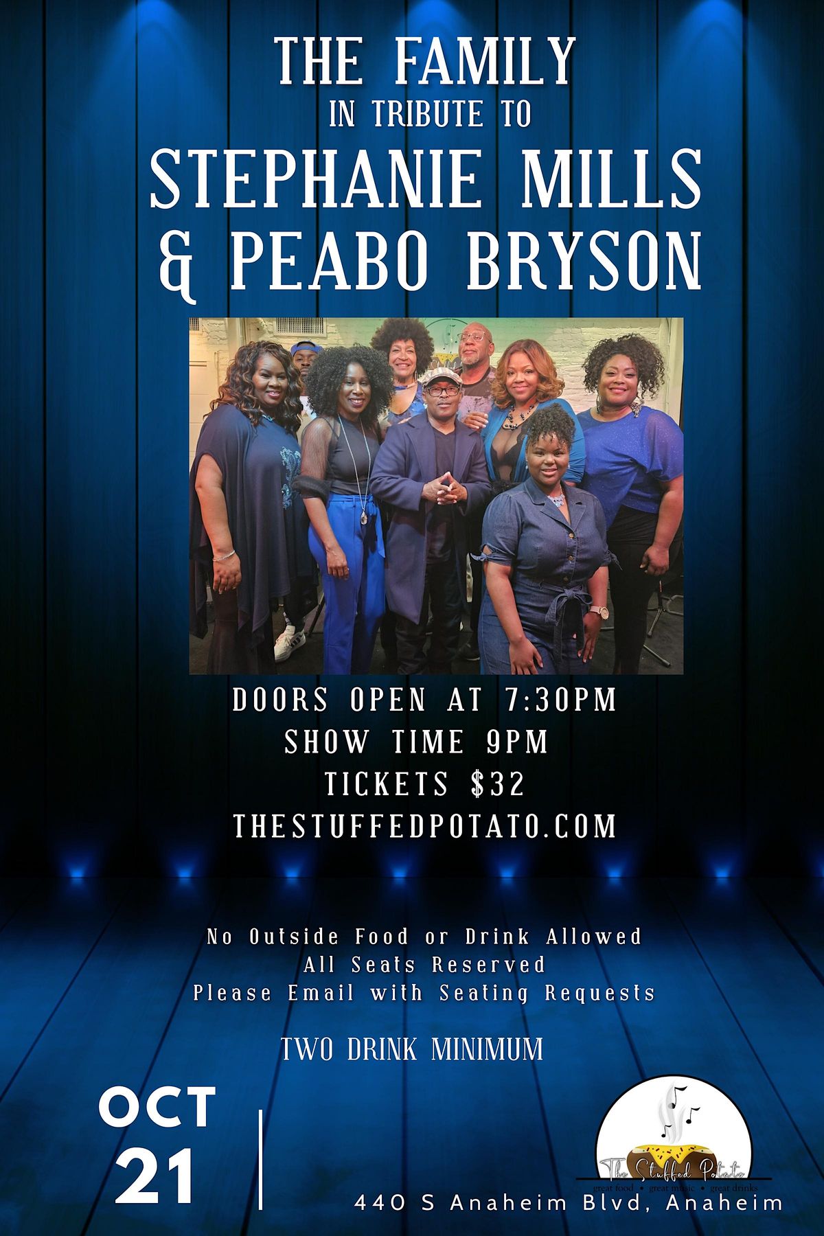 A Tribute to Stephanie Mills & Peabo Bryson, 440 S Anaheim Blvd, 21 ...