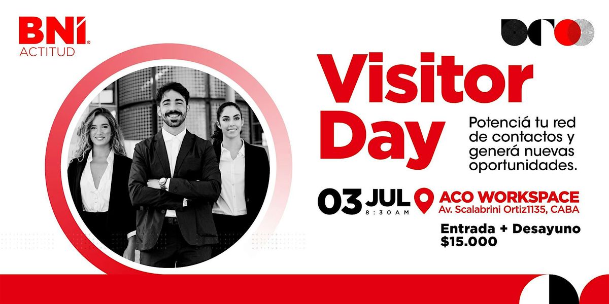VISITOR DAY BNI ACTITUD, ACO Workspace, Buenos Aires, 3 July 2024 ...