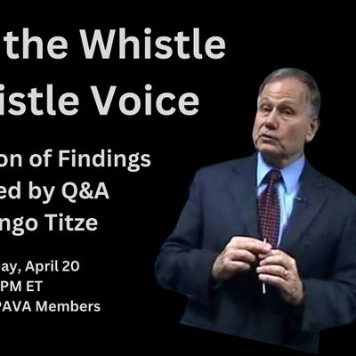 Blowing the Whistle on Whistle Voice with Ingo Titze, April 20 2024 ...