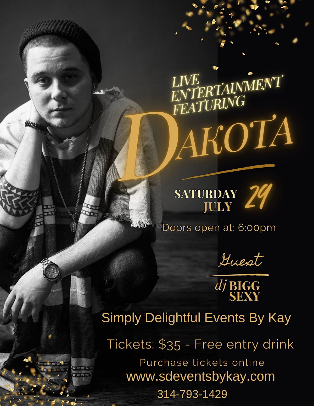 Live Music Entertainment featuring Dakota, Simply Delightful Events By ...