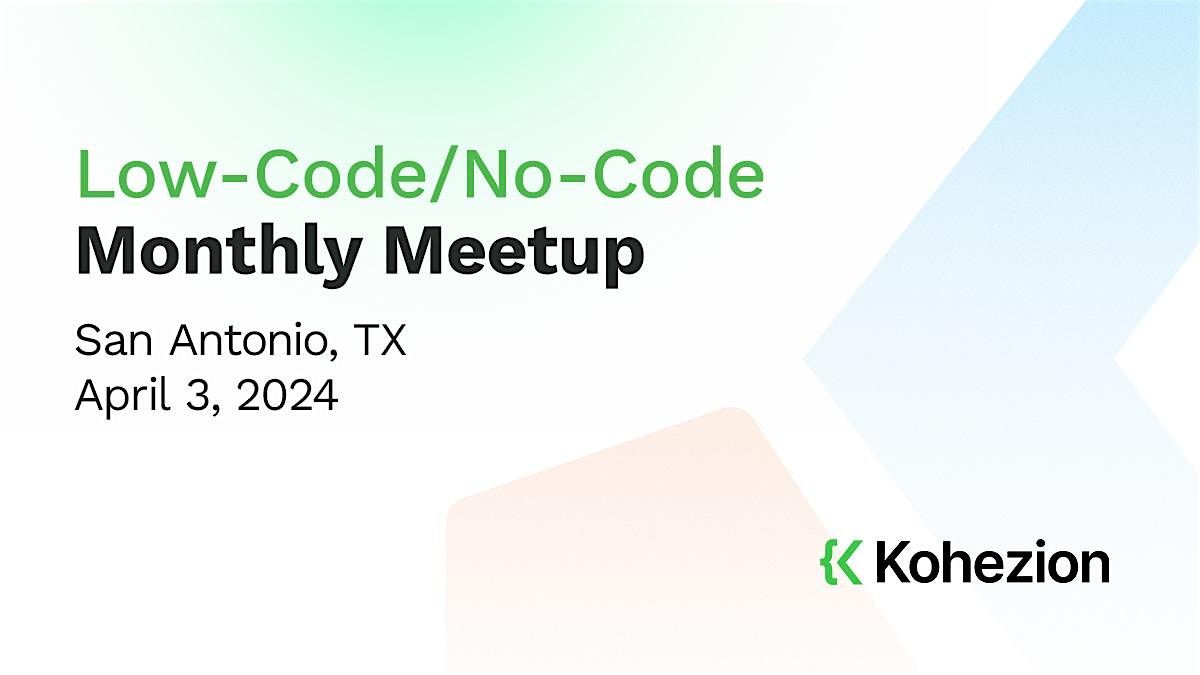 No-Code/Low-Code and Work Automation San Antonio, Capital Factory ...
