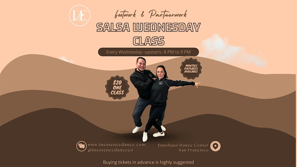Salsa Wednesday Class & Packages - June, Danzhaus Dance Center, San ...