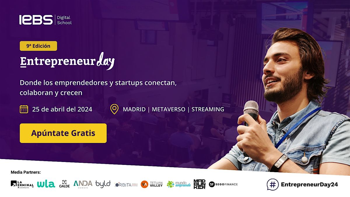 ENTREPRENEUR DAY 24, Mad Bunker, Madrid, 25 April 2024 | AllEvents