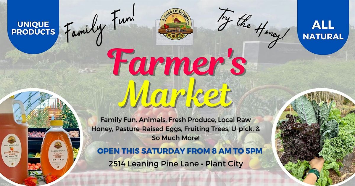 SPRING FAMILY FUN: Local Farmers Market + Petting Zoo, A Land of ...
