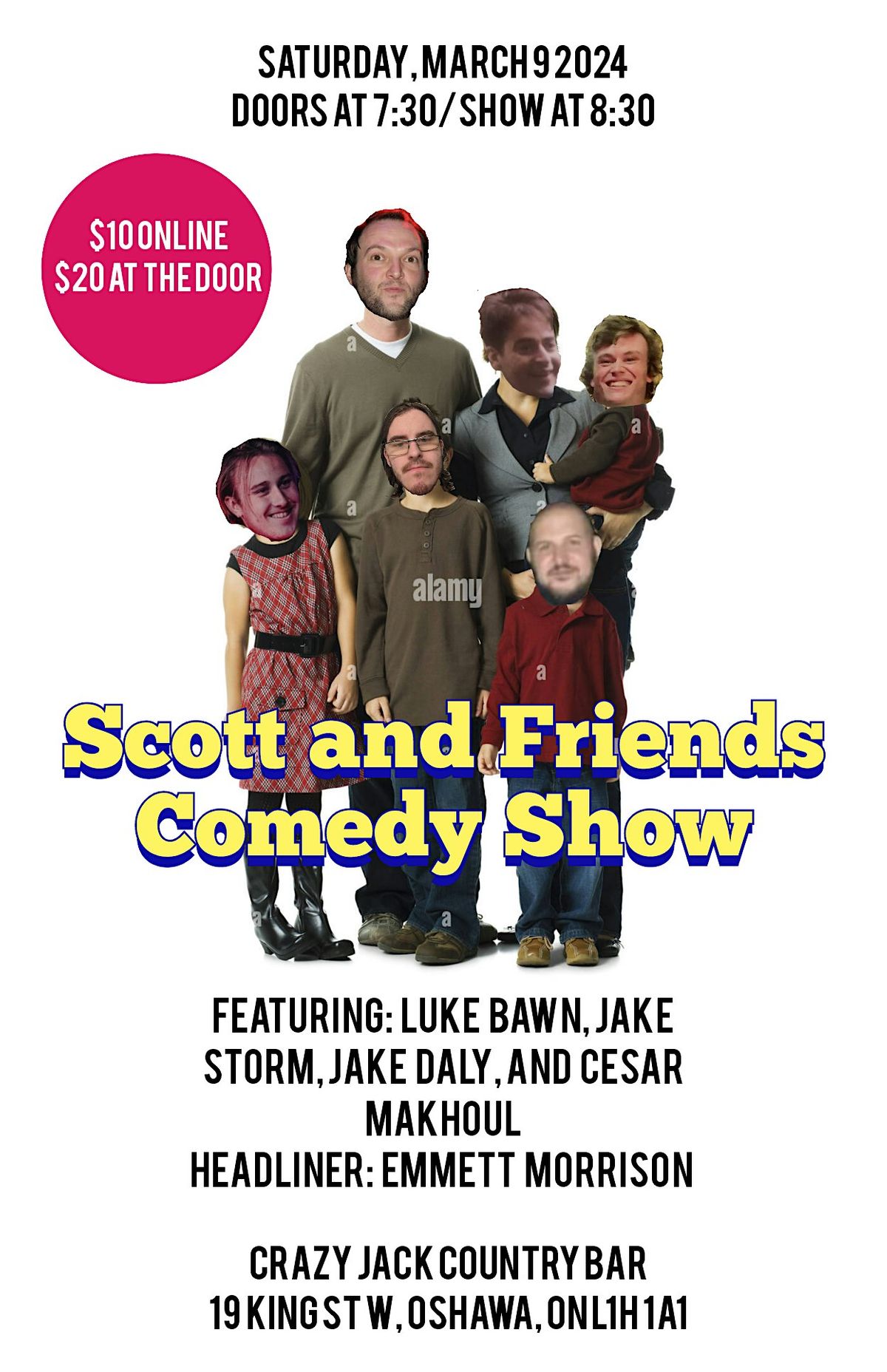 Scott and Friends Comedy Show, Crazy Jack Bar And Grill, Oshawa, 9 ...