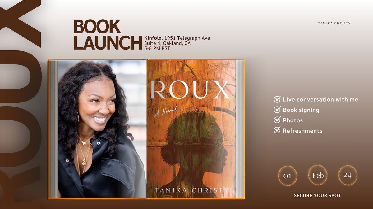 Tamika Christy: Book Launch, 1951 Telegraph Ave, Oakland, 1 February ...