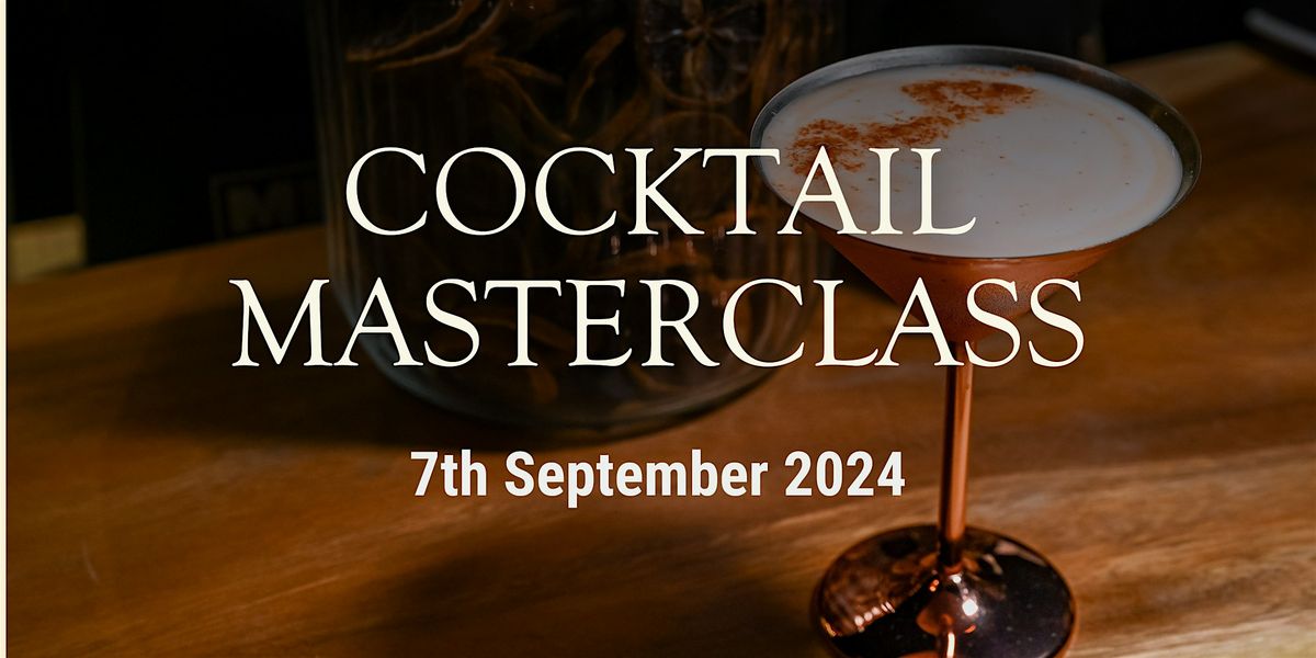 Cocktail Masterclass, TA Community, Singapore, 7 September 2024 ...